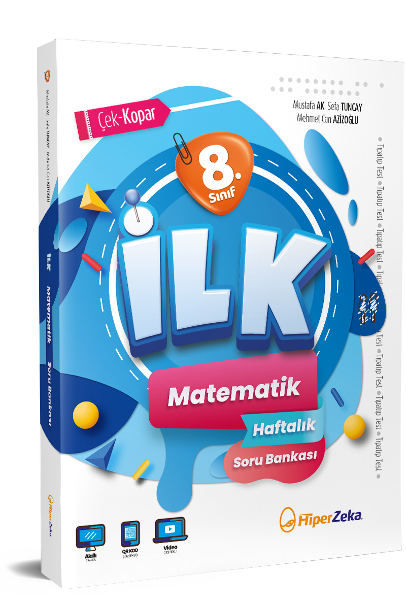 2026 8. Sınıf İLK Matematik Haftalık Soru Bankası | Mustafa AK & Sefa TUNCAY & Mehmet Can ...